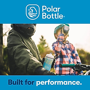 Polar Bottle Kids Insulated Water Bottle – 12oz Daybreak - Plum Purple - BPA Free Sport & Bike Water Bottle, Easy Squeeze Bottle Features for Kids