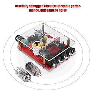 Socobeta Preamplifier Preamp Tube Board DIY Kit 6J1 Preamp Tube Board Preamplifier Headphone Amplifier