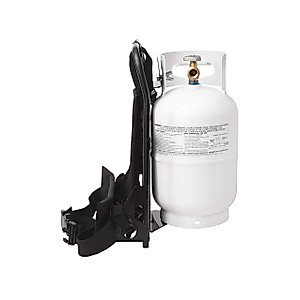 Flame King Propane Torch Kit Heavy Duty Weed Burner, 500,000 BTU with Flint Striker, with 10-ft Hose Regulator Assembly & YSNBKPK-AF Alice Pack Frame Backpack for 10LB Propane Tank, Black