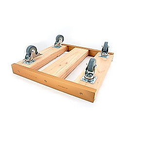 Super Heavy Duty Plant Caddy 15x15, Plant Caddy Heavy Duty Plant Pot with 4 Rolling Wheels Indoor/Outdoor Holds up to 15 Inches and 250 Lbs Strong and Sturdy Design