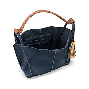The Sak Los Feliz Medium Tote Bag in Leather, Unlined, Roomy Shoulder Purse