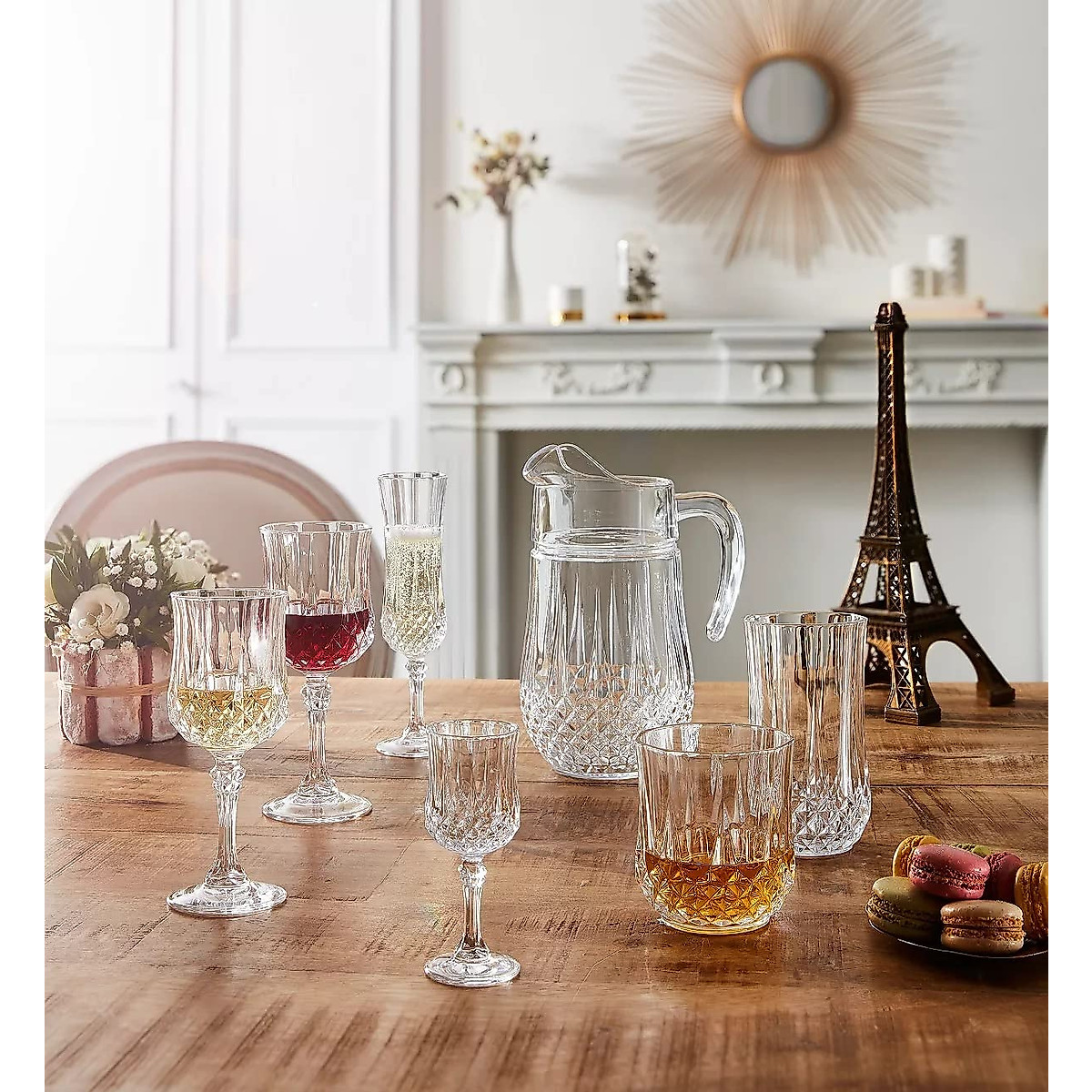 Cristal D'Arques Longchamp Highball Tumbler, 360ML, Set Of 6