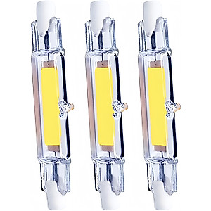 BesYouSel R7S LED Bulb 10W 78mm Double Ended LED COB Bulbs 100W Halogen Equivalent 120V J Type R7s Floodlight Adjustable Cool White 6000K Landscape Lights for Home, School, Warehouse, Pack of 3