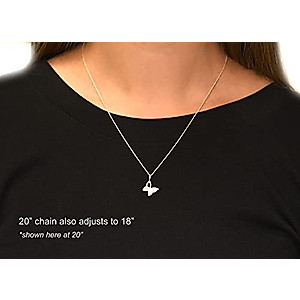 EFYTAL Condolence Gifts, 925 Sterling Silver Butterfly Necklace for Bereavement, Memorial Gifts, Loss of Father Gift, Loss of Husband Sympathy Gift