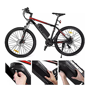 IASOBLI 48V Ebike Battery, 20Ah Electric Bicycle Lithium Samsung32E Cell Battery for Bafang AW Ebikeling Ancheer Voilamart and Other Motors from 0 to 1500W, with Base and Charger and Waterproof Cover