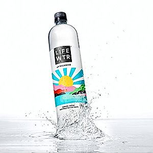 LIFEWTR Premium Purified Water pH Balanced with Electrolytes, 100% recycled plastic bottles, 16.9 Fl Oz Bottles, 500ml (Pack of 12)