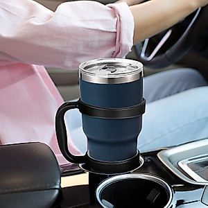 5 Pack Tumbler Handle Tumbler Holder Portable Compatible with 30 oz of RTIC, Simple Modern, SUNWILL, Tervis All Brand Travel Tumbler Cup Mug (Stylish Style)