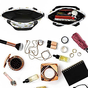 ACYX Custom Tote Bag, Design Your Own Shoulder Bag Personalized Top Handle Satchel Handbag for Work Travel Business Shopping or Leisure Black, One Size