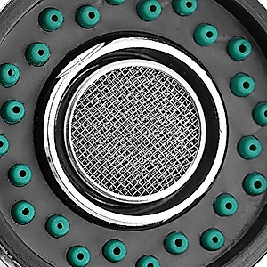 Faucet Sprayer Head, Kitchen Bathroom Pull Out Sink Faucet Nozzle 2 Functions Pull Down Tap Nozzle Spout G1/2 Straight Thread High Flow Shower Head Replacement Part Hot for Personal Hygiene