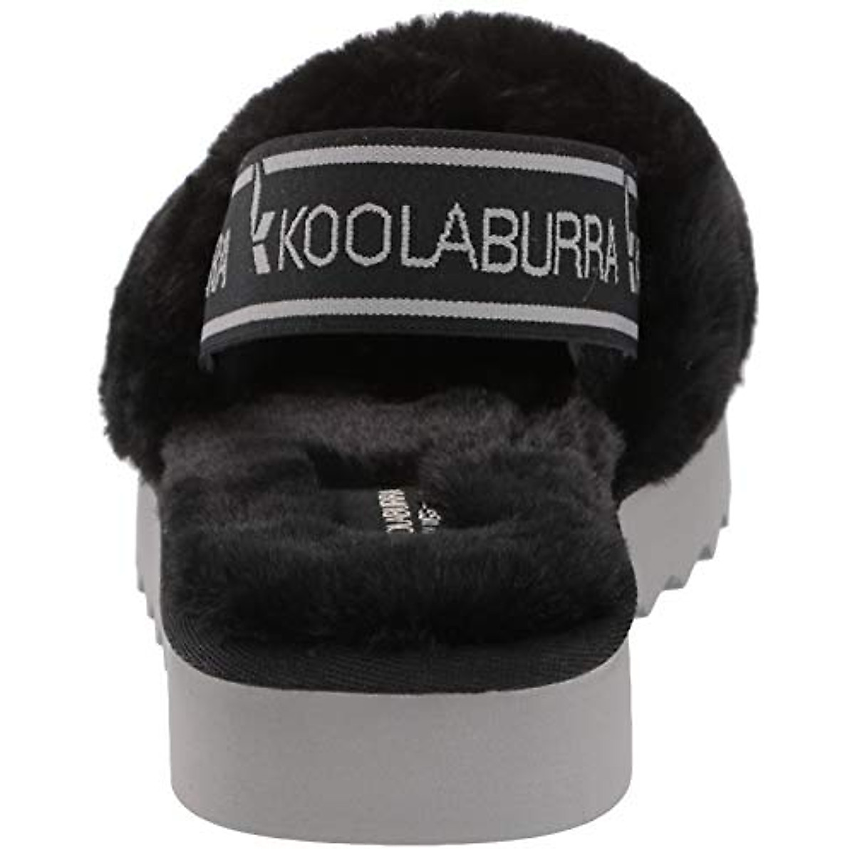 Koolaburra by UGG Women's Fuzz'n Ii Slipper, Black, 11 US
