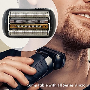 92B Original Craft Series 9 Replacement Electric Shaver for Br aun 9040s, 9080cc, 9093s, 9095cc, 9240s, 9242s, 9260s, 9280cc, 9290cc, 9291cc, 9292cc, 9293s, 9295cc, 9296cc, 9297cc, 9299s Black