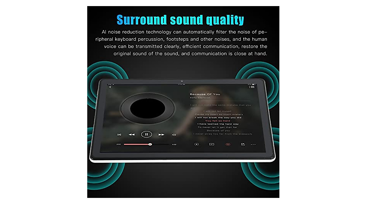 5G WiFi Tablet - 10 Inch, 6GB RAM, Dual SIM