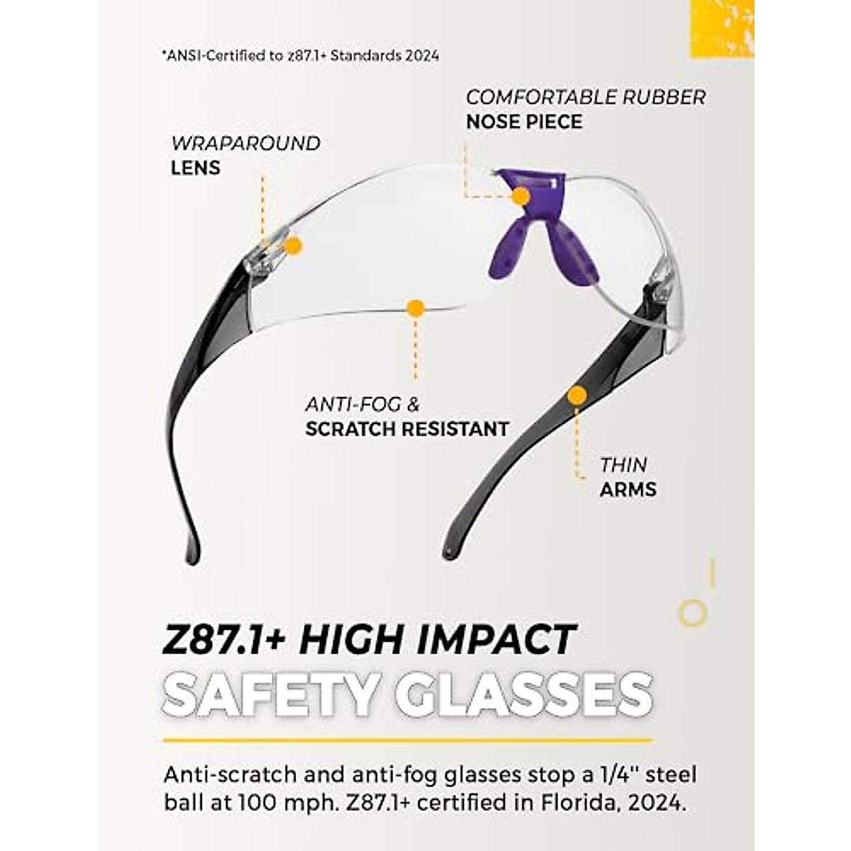 TRADESMART “His & Hers” Gift - Pink & Grey Shooting Ear and Eye Kits, U.S. Certified, for Women & Men