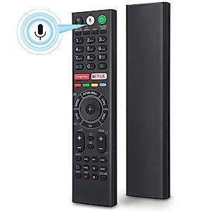 Voice Replacement Remote for Sony-TVs and Bravia-TVs，for All Sony 4K UHD LED LCD HD Smart TVs