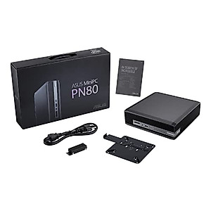 ASUS PN80 Mini PC System with Intel Core i7-11700B, 16GB DDR4 RAM, M.2 PCIE G4 512GB SSD, WiFi 6E, Bluetooth, Thunderbolt 4, Windows 11 Pro (PN80-SYS715PXFD)