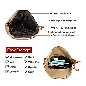 Tom Clovers Crossbody Bags for Women Canvas Crossbody Messenger Tote Weekender Fashion Bag