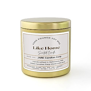 JARE CANDLES, Essential Oil Highly Scented Soy Natural Candles, Scented Candles Aromatherapy, Long +20 Hrs to +40 Hrs Burn Time, Hand Poured & Labeled in USA (11.5 oz, Sunshine)