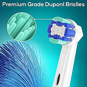 Aoremon Toothbrush Heads Compatible with Oral B Braun Electric Toothbrush Precision Clean Cross Action Pro GumCare 7000 1000 3000 5000 9600, 12 Pack