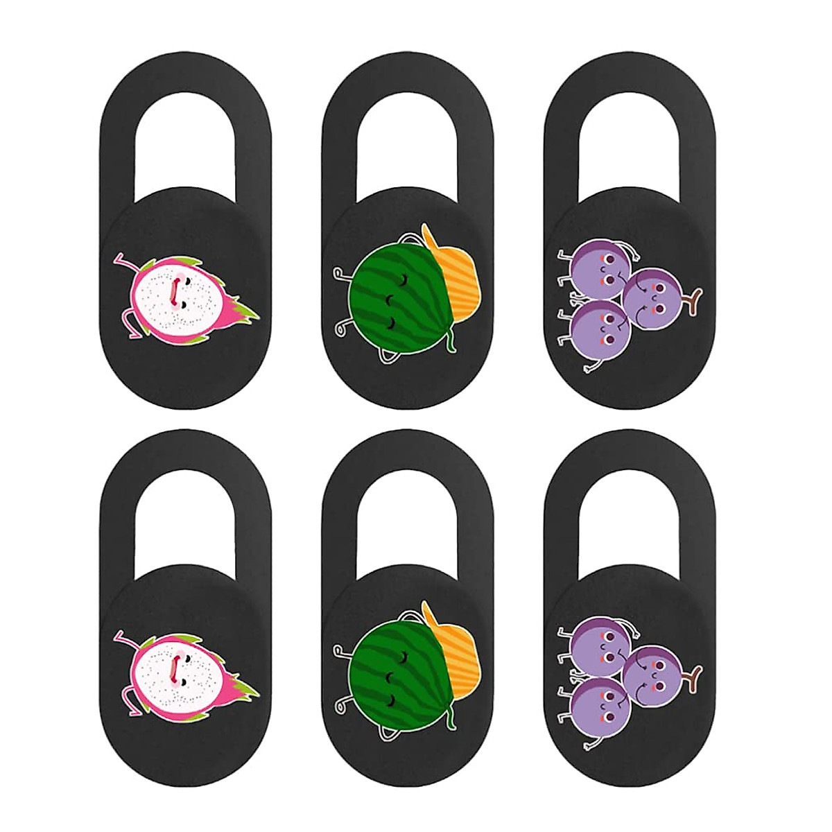 SOLUSTRE 6pcs Camera Cover Privacy Webcam Cover Computers laptops Cover Slide Phone Webcam Camera Shield Cover Camera for Computer Webcam Privacy Covers Cover Plate Cell Phone abs