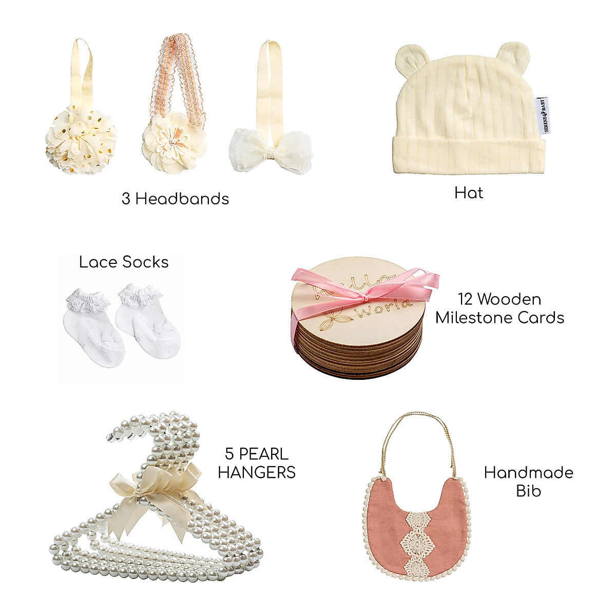 Luxurious New Born Baby Girl Gift Basket Alternative. Ideal for Baby Showers & Baby Girl Congratulation Gifts. Perfect Baby Girl Gift Set! Unique Baby Gift, Baby Gift Basket, Welcome Home Baby Girl!