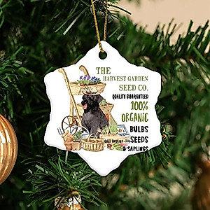 Memorial Pendant Christmas Ornaments The Dog Pet Owner Vegetables And Flowers Harvest Garden Organic Bulbs Seeds & Saplings Christmas Keepsake Pendant Decorations Ornament Gifts Hanging Ornament for C