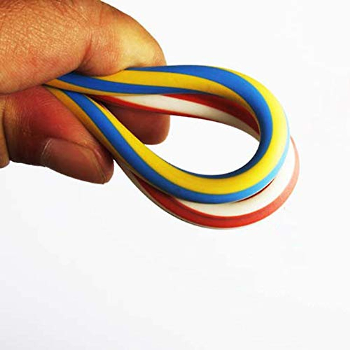 35 PCS Colorful Flexible Soft Pencil,Striped Magic Bendy Pencil with Eraser,Bendable Pencil for Valentine's Day,Children and Students,Classroom Gifts,Back to School Supplies