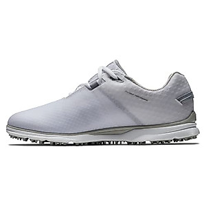 FootJoy Women's Pro|SL Sport Golf Shoe, White/Light Grey, 10