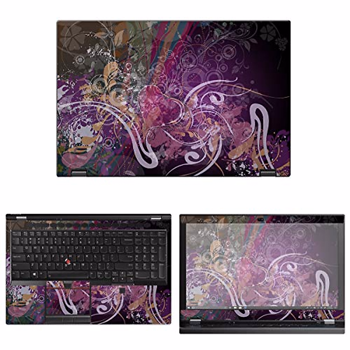 Decalrus - Protective Decal Skin Sticker for Lenovo ThinkPad P53 (15.6" Screen) case Cover wrap LEthnkpd15_P53-136