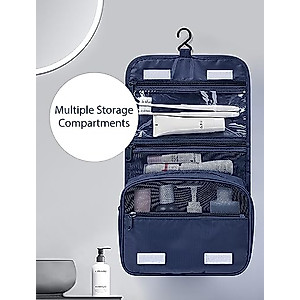 DIMJ Packing Cubes for Travel, 8 Set Luggage Packing Organizers Lightweight Suitcase Storage Bag with Multiple Sizes Travel Bag for Clothes Shoes Cosmetics Toiletries (Navy blue)