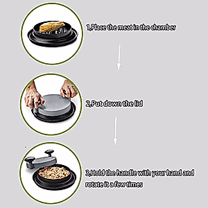 Chicken Shredder ShredMachine, Chicken Grinder Machine Better Than Bear Claws Meat Shredder for Pulled Pork Tool with Handles Non-skid Base Suitable for Pulled Pork Beef Chicken Kitchen Tool (red)