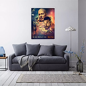 Cosmic Sin Movie Poster Canvas Prints Action Movies Science Fiction Movies Poster Wall Art For Home Office Cinema Decorations Unframed 10"x8"