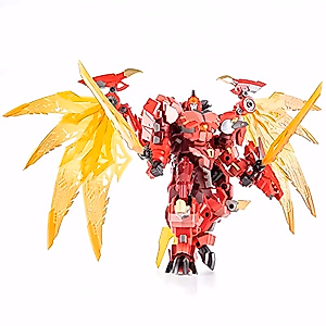 Calonia Two-in-one 6 inches Robots Flying Dragon Transforming Toys Model, for Kids (A3)