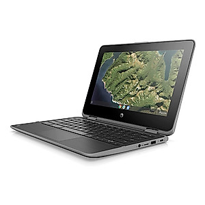 HP Chromebook x360 11 G2 11.6" HD, Celeron N4100 1.1GHz 4GB RAM, 32GB Solid State Drive, Chrome OS, CAM, Touch, (Renewed)