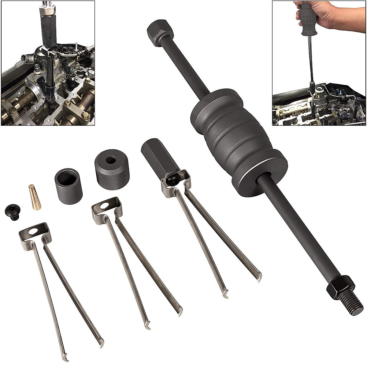 Bonbo Fuel Injector Remover Tool Fits for Ford & Volvo Alternative to OE# 310-206, 9997410