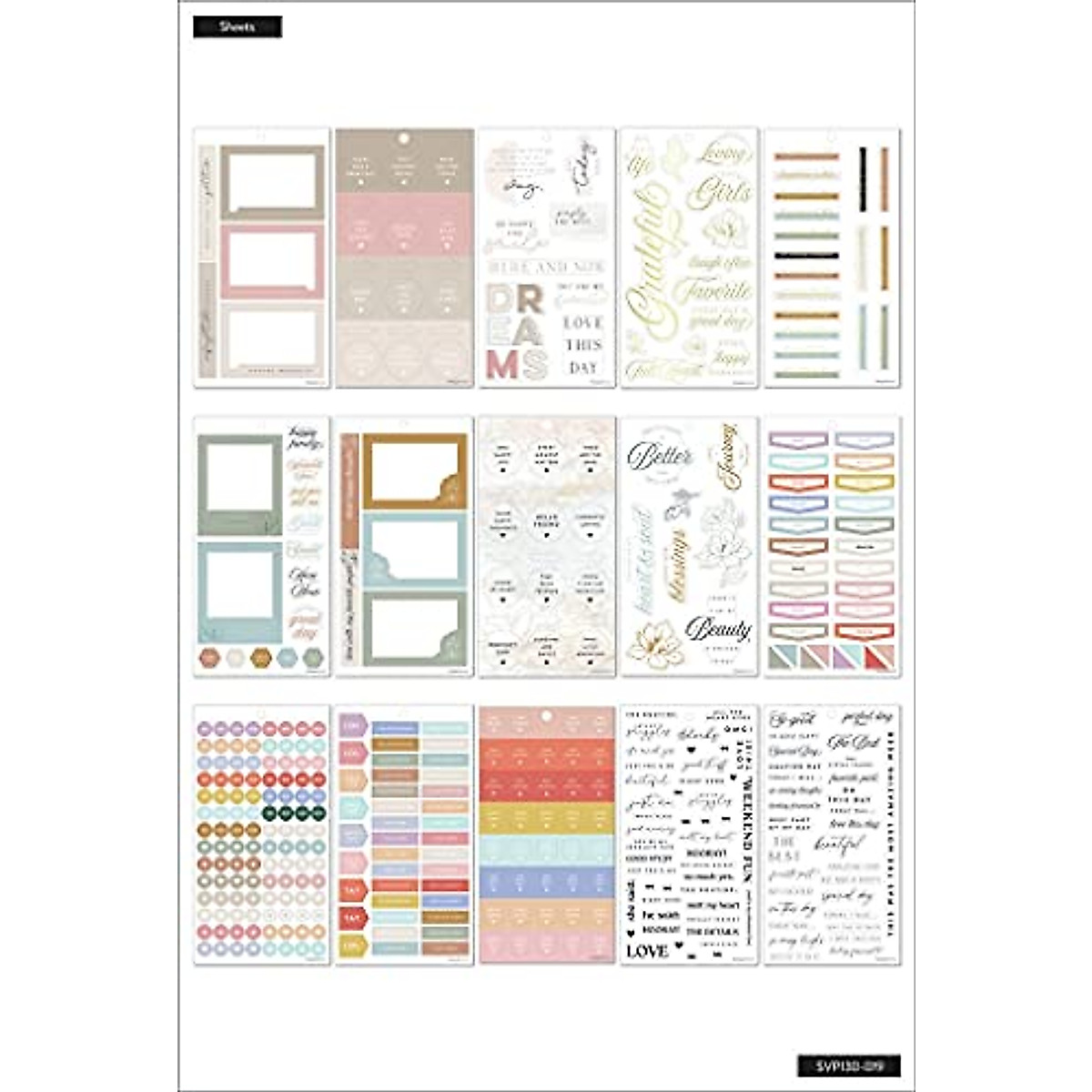 Me & My Big Ideas Planner STCKRS HA, So Much Happy