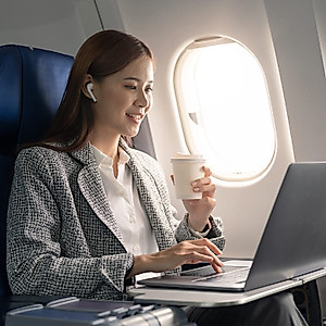 PATIKIL Travel Foot Rest Pillow, 2 Pack Inflatable Foot Rest Cushion Travel Flight Leg Rest Pillow for Airplane Train Office Home, Gray Blue