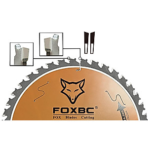 FOXBC 7-1/4" Circular Saw Blade 60-Tooth Replacement for Freud Diablo D0760A D0760X, DeWalt DWA171460 Ultra Fine Finish Circular Saw Blade