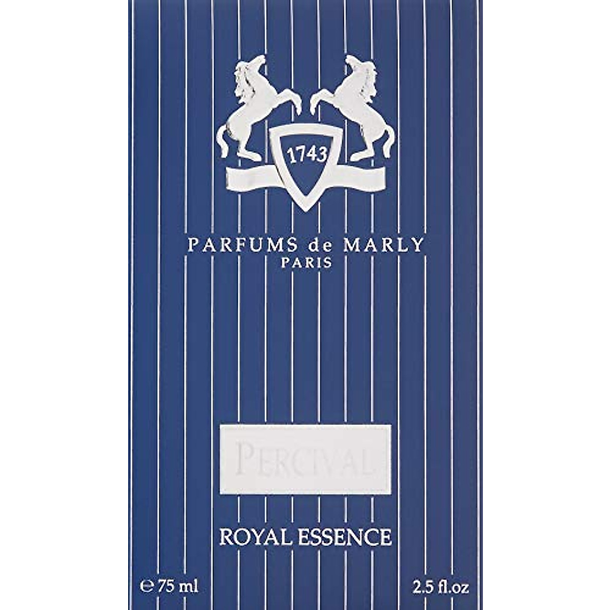 PARFUMS de MARLY - Percival - 2.5 Fl Oz - Eau De Parfum for Men - Top Notes Bergamot, Mandarin, Pink Pepper - Heart Notes Lavender, Geranium, Cardamom - Base Notes Balsam fir, Woody Spices - 75ml