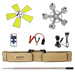 Led Telescopic Camping Lights Portable Outdoor Light Black