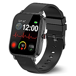 Choiknbo Smart Watch, Fitness Tracker SmartWatch for Android/iOS Phones, 1.69" Full Touch Screen with Heart Rate Sleep, Step Counter, IP68 Waterproof Smart Watches for Man/Women