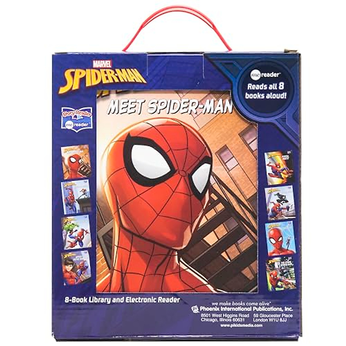 Marvel - Spider-man Me Reader Electronic Reader and 8 Sound Book Library - PI Kids
