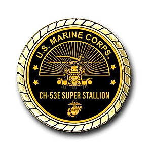 US Marine Corps CH-53E Super Stallion Challenge Coin Officially Licensed