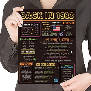 Ulbeelol Big Birthday Card, Back in 1933 Card, Oversize 91st Bday Card for Aunt, Classic 91st B-day Card for Parents Mom Dad Grandma Grandpa...