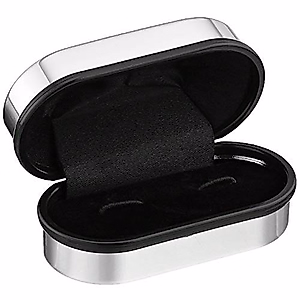Worldcoincufflinks Rhodium Plated Birthday/Anniversary For Men 1973 Genuine in Silver Box
