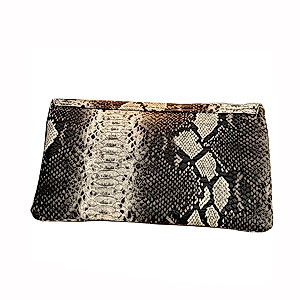 U Scinan Fashion Women Snakeskin Envelope Clutch Bag Ladies Retro Evening Party Prom Chain Handbag Purse Mother's Day Gift