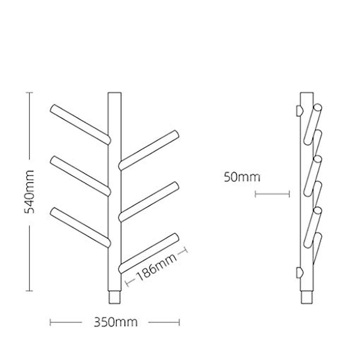 CHUNYU Electric Towel Rack Smart Electric Towel Rack Household Electric Heating Towel Rack Bathroom Towel Drying Rack