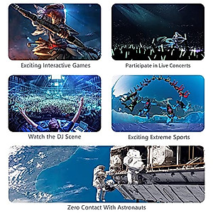 VR SHINECON VR Headset Virtual Reality 3D Glasses Headset Helmets VR Goggles for TV, Movies,Phone Education& Video Games Compatible iOS, Android &Support 4.7-7.2inches