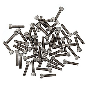 ULTECHNOVO 50pcs Screw Hex Nut Sleeve Anchor Hex Bolt Replacement Nylon Lock Nuts Hex Head Bolts Self Clinching Nut Carriage Head Flange Nuts Metal Fastener Stainless Steel Component Electric