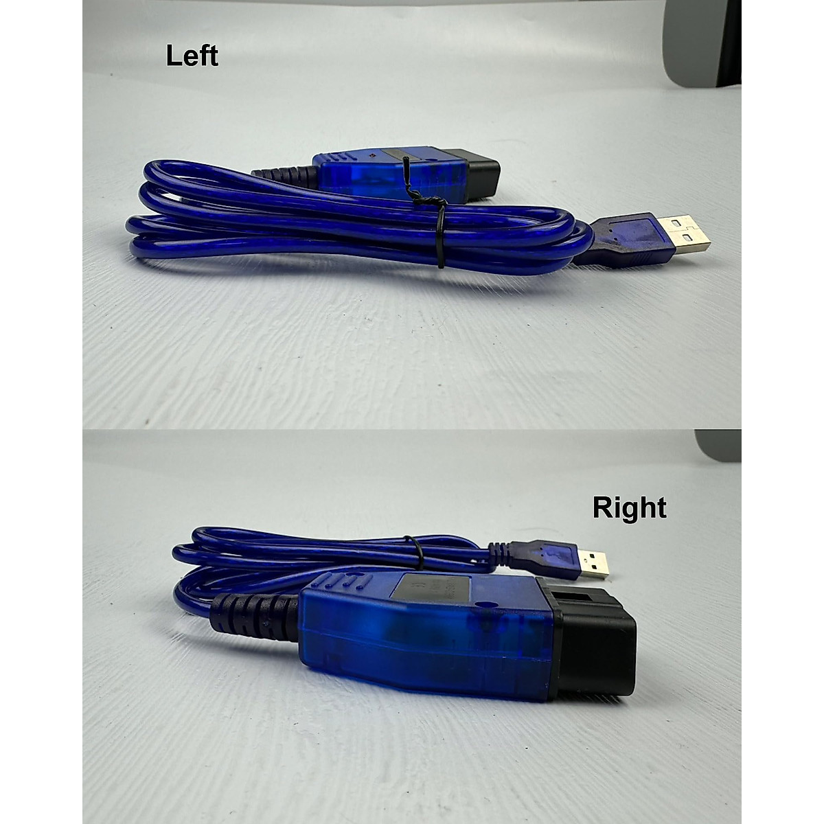 OBDII Scanner Diagnostic Cable for VW Audi Skoda Seat Volkswagen, Support VAG-COM KKL 409.1, 16-Pin Car Programming Cable, OBD II Adapter Connector Cable Scan Tool, for Win XP/ WIN7 32bits ONLY 1