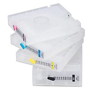 Walfront 4Pcs Ink Cartridge Printer Cartridge Inkjet Cartridge Accessory Set Kit for MAXIFY IB4050 Ib4150 MB5050 MB5150